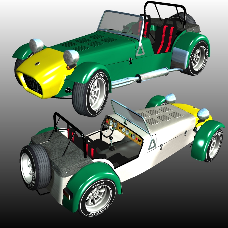LOTUS SEVEN By 3DClassics 2025 - Free Daz 3D Models
