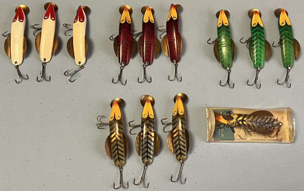 Lots of Paul Bunyan lures for sale