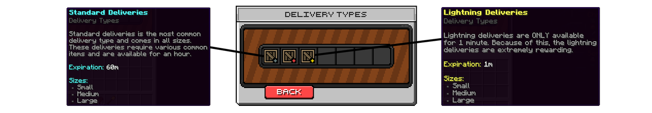 Deliveries Custom Configuration | BuiltByBit