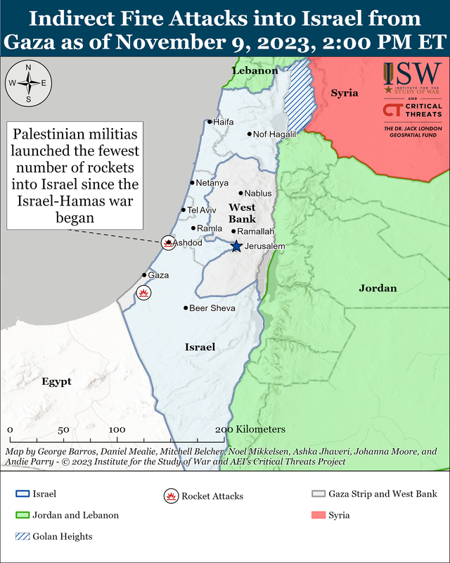 Gaza IDF Battle Map November 9,2023 — Postimages