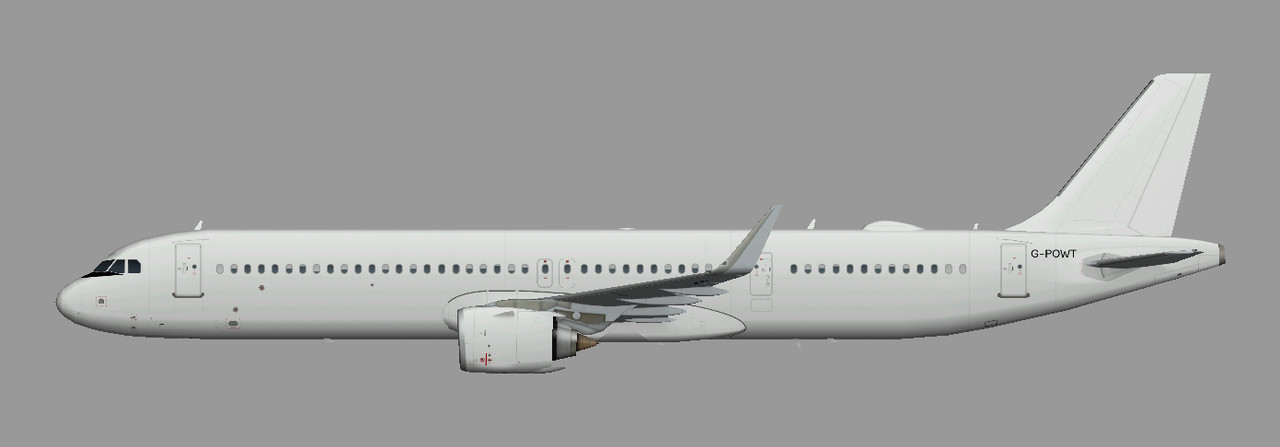 Airbus A321neo Titan Airways G-POWT ‘white’ – Azure AI