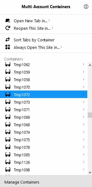 How do I delete multiple temporary containers simultaneously? : r/firefox