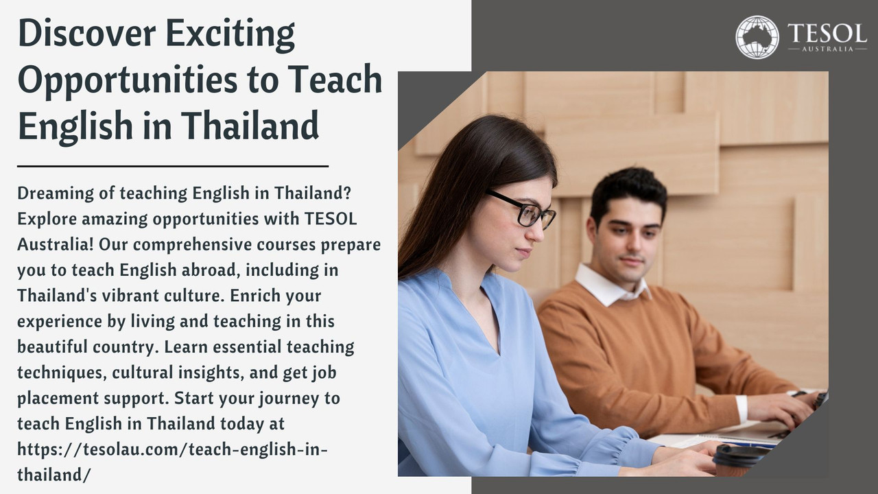 Discover Exciting Opportunities to Teach English in Thailand — Postimages
