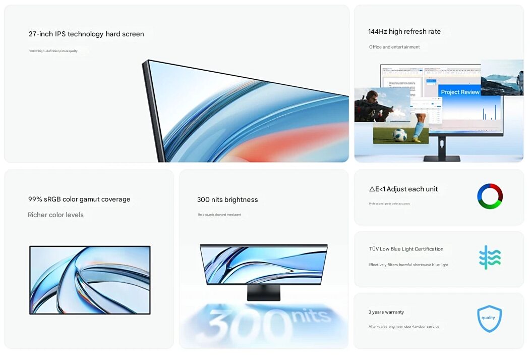 Redmi Monitor A27 2026: monitor a 144 Hz y bajo precio