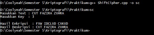 GitHub - Fazira01/ShiftCipher