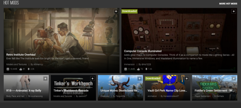 Computer Console illuminated at Fallout 4 Nexus - Mods and community