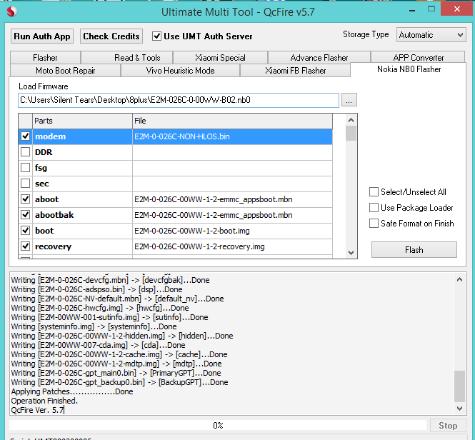GSM-Forum - Nokia 2.1 TA-1092 Hang on Logo successfully flash done