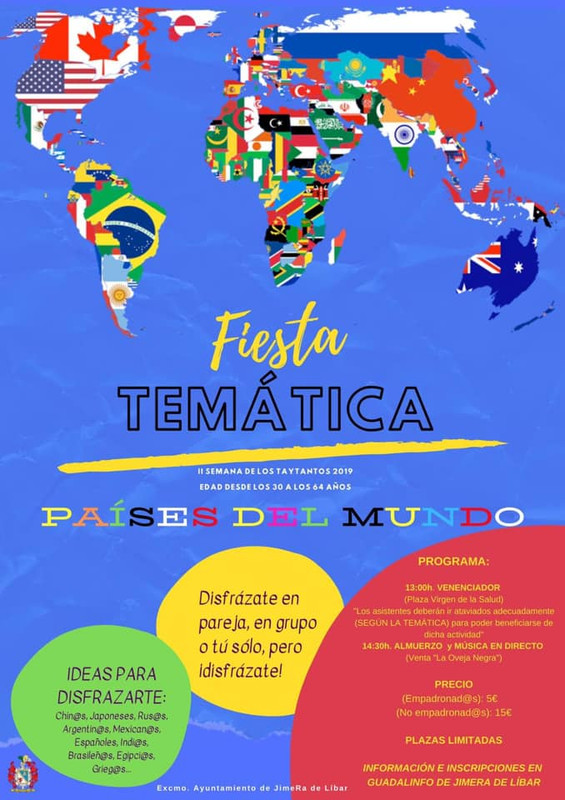Fiesta temática Países del Mundo - Portal Temático Serranía de Ronda