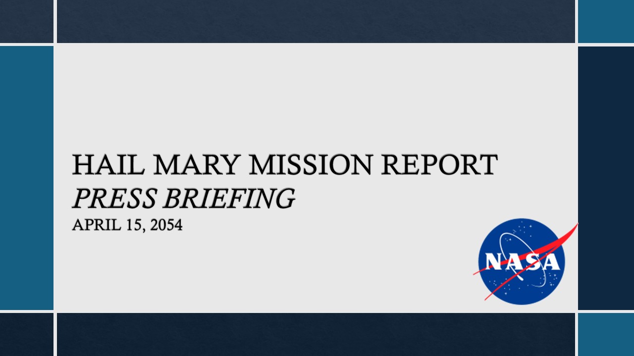 The Long Journey Home - Chapter 9 - HeartAway - Project Hail Mary ...