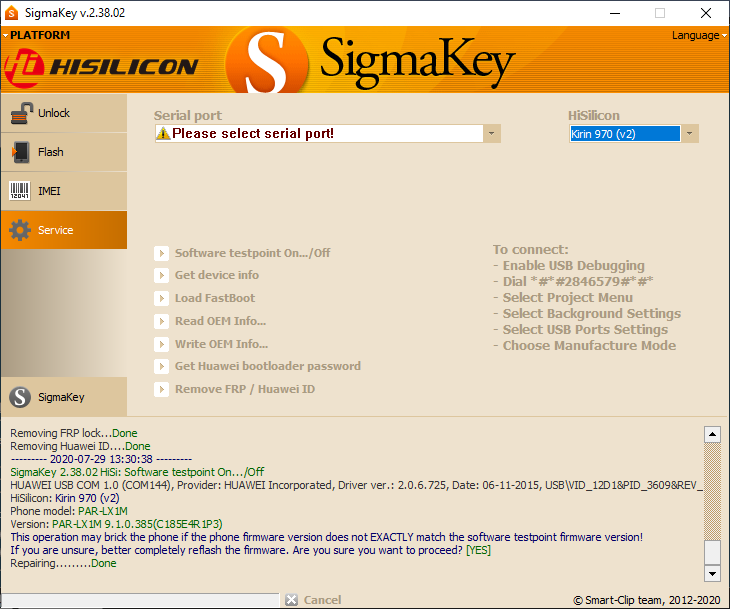 Huawei PAR-LX1M FRP and Huawei ID remove - GSM-Forum