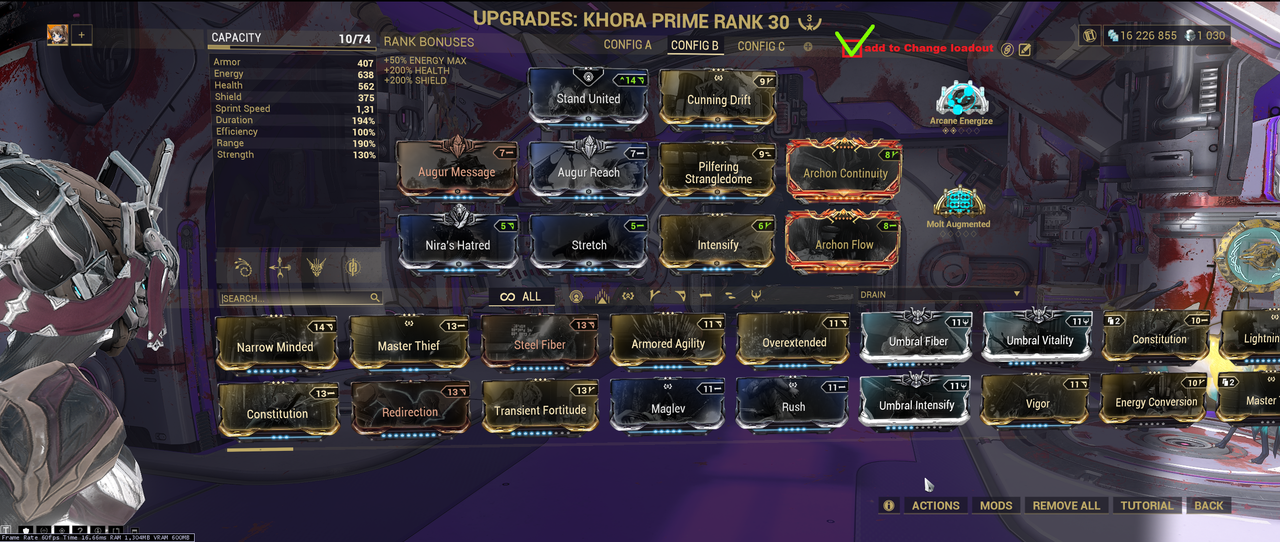 Change loadout - General - Warframe Forums Change loadout - General - Warframe Forums