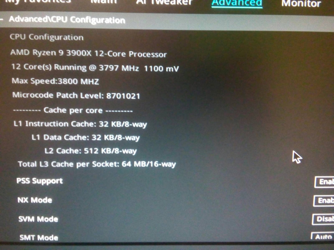 CPU AMD Ryzen 9 3900 X BIOS — Postimages
