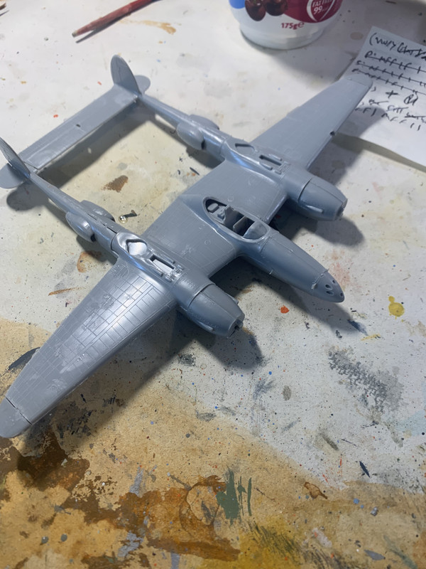 ***finished***Airfix P-38F - The Fork-tailed Devil: P-38 Lightning STGB ...