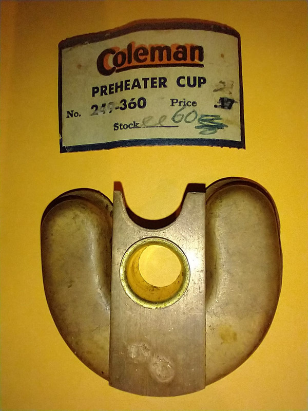 Coleman 249 preheater cup back — Postimages