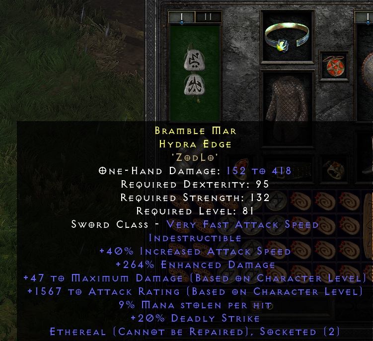 40 Ias / 264 Ed Fools Hydra Edge 2 Socket - Topic - d2jsp