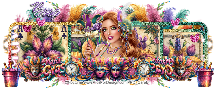 Boop Noc Banner Mardi Gras vi — Postimages