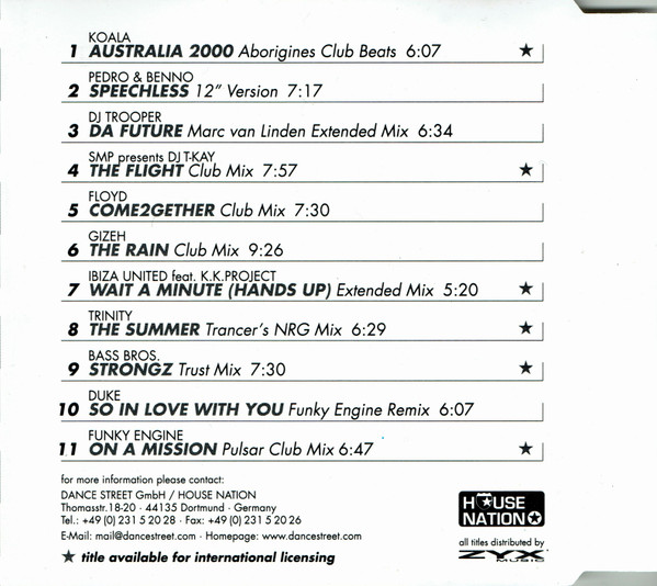 07/06/2026 - DJ Meeting 2000 (CD, Promo, Sampler)(House Nation – DST ...