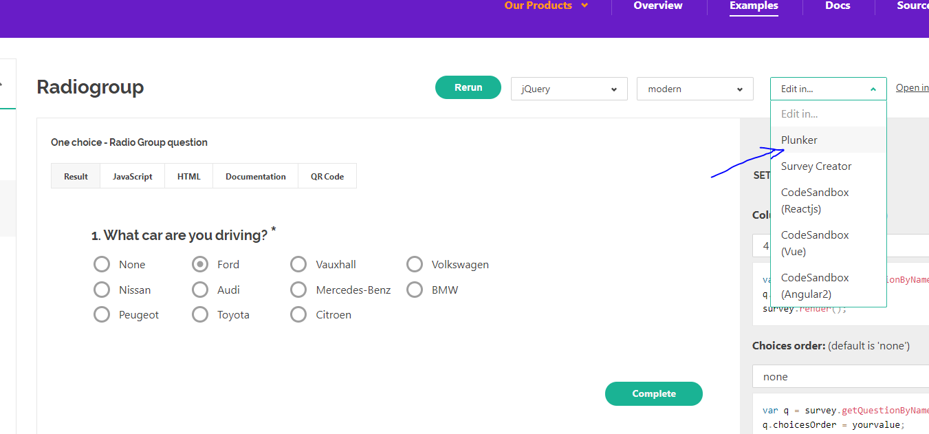 Javascript Surveyjs Radiobutton Load Saved Values Does Not Highlight Radiobutton Stack Overflow