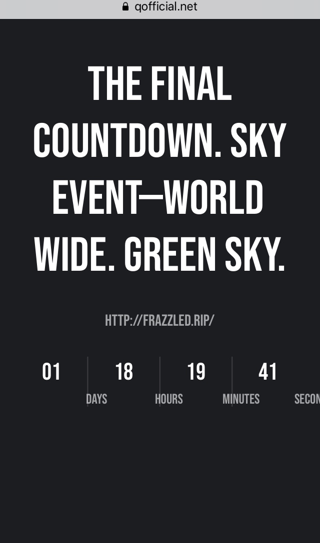 THE FINAL COUNT DOWN - http://frazzled.rip/