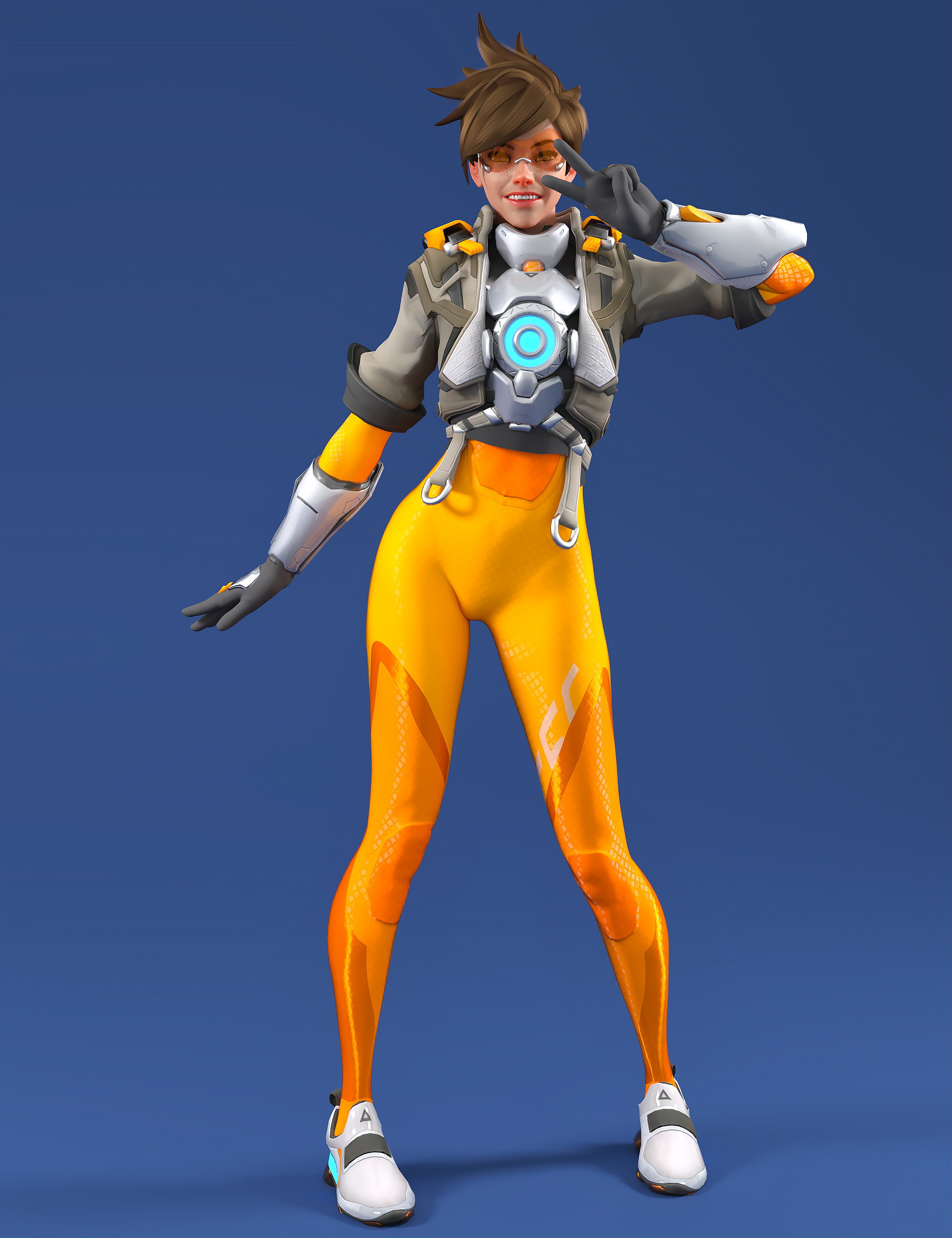 (FILLED) Tracer 2 And Bike For Genesis 8.1 - Free Daz 3D Models