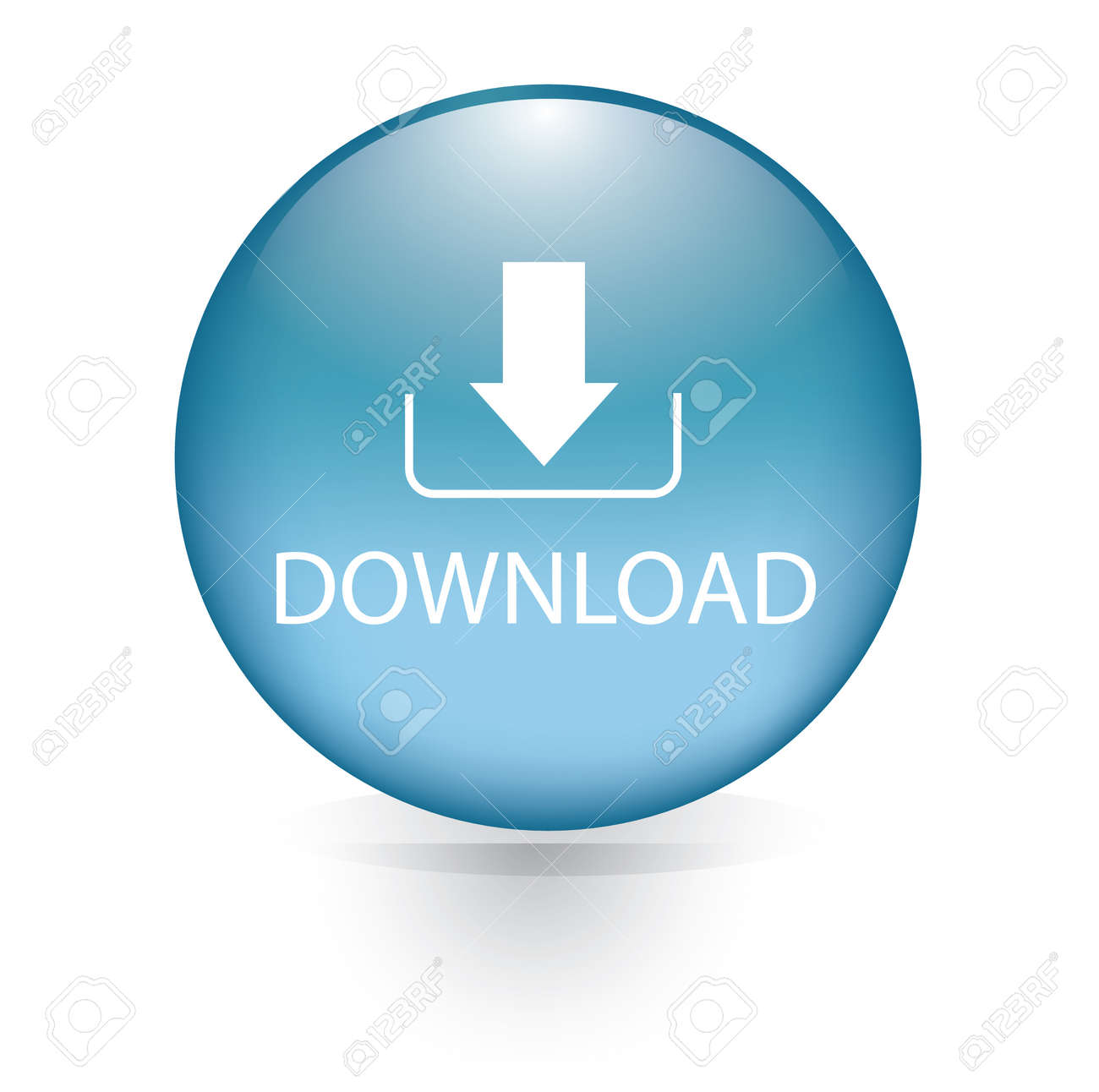 30220355 descarga palabra botón azul — Postimages