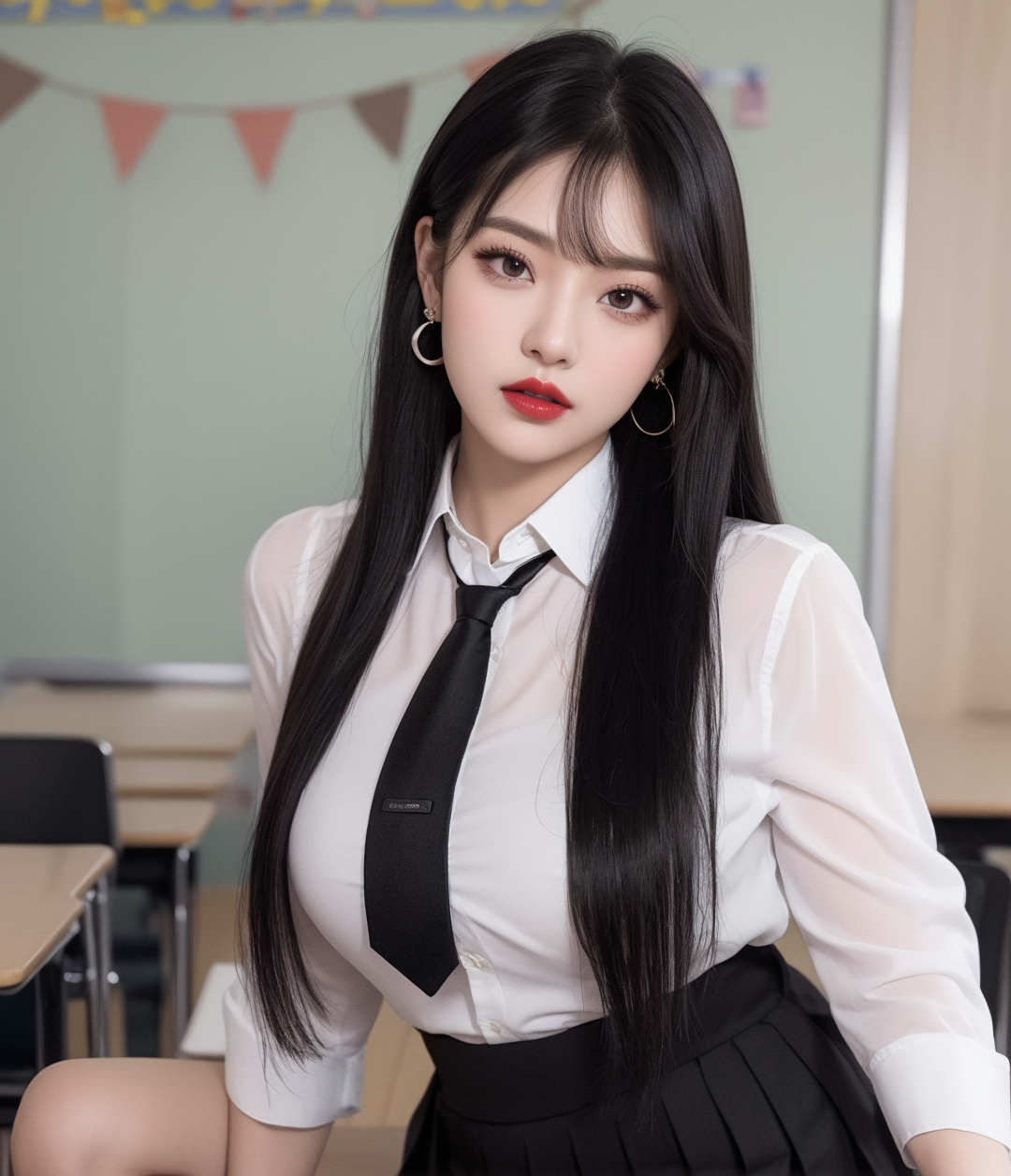 00070 3194033260 masterpiece,best quality,photorealistic,lipstick,big eyes,masterpiece,(full ...