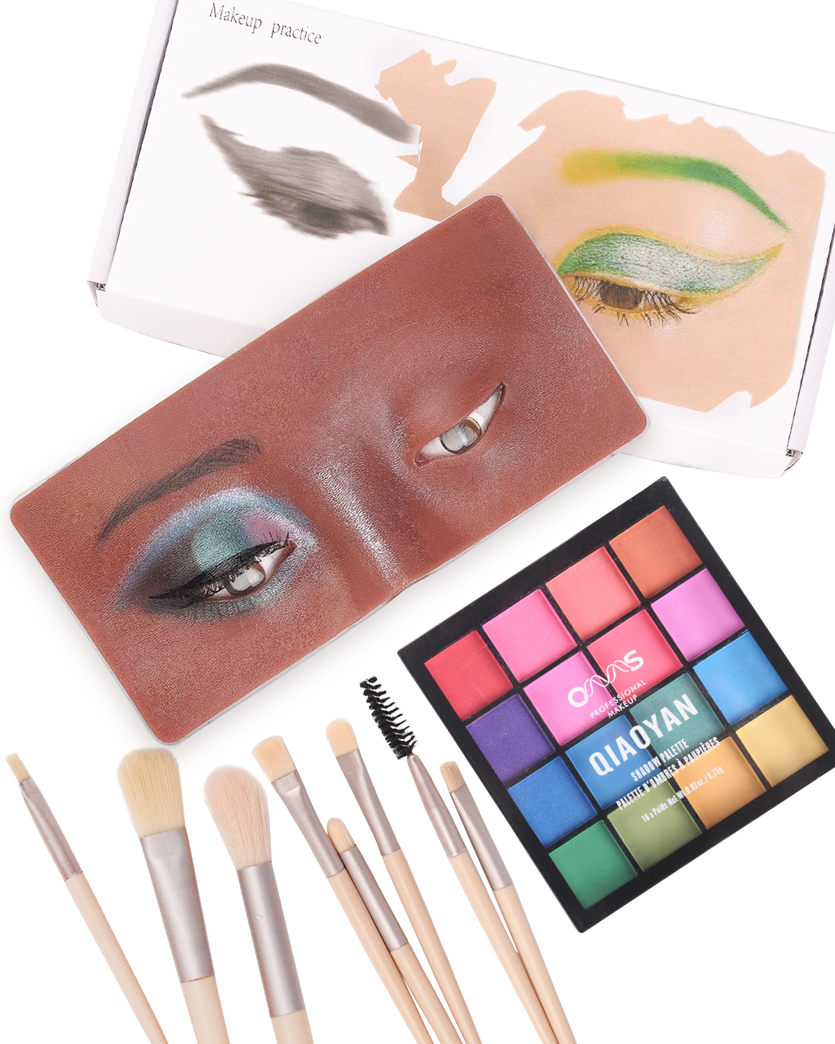 ICEVER 3d realistic silicone makeup practice face pad main — Postimages