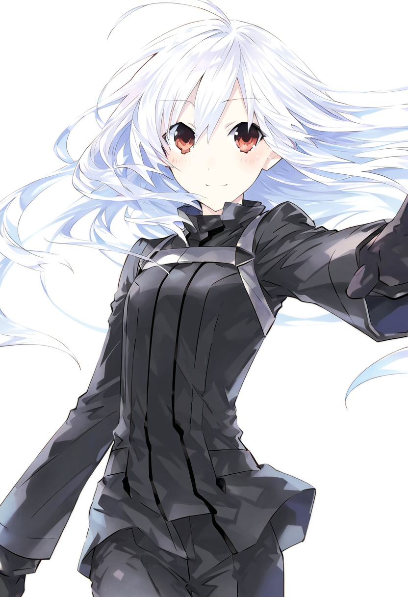 1girl kuroyukihime fujimaru ritsuka female polar chaldea uniform accel ...
