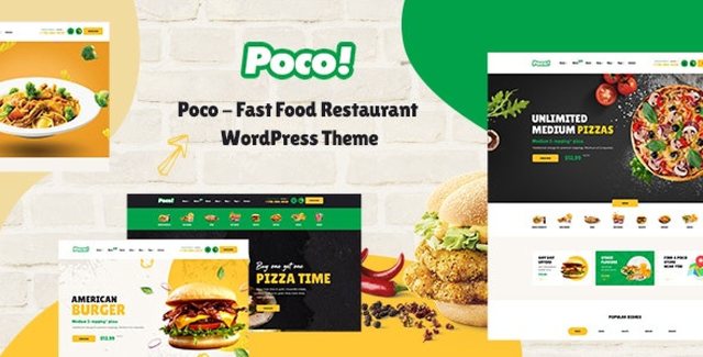 Poco – Fast Food Restaurant WordPress Theme – Bliter GPL