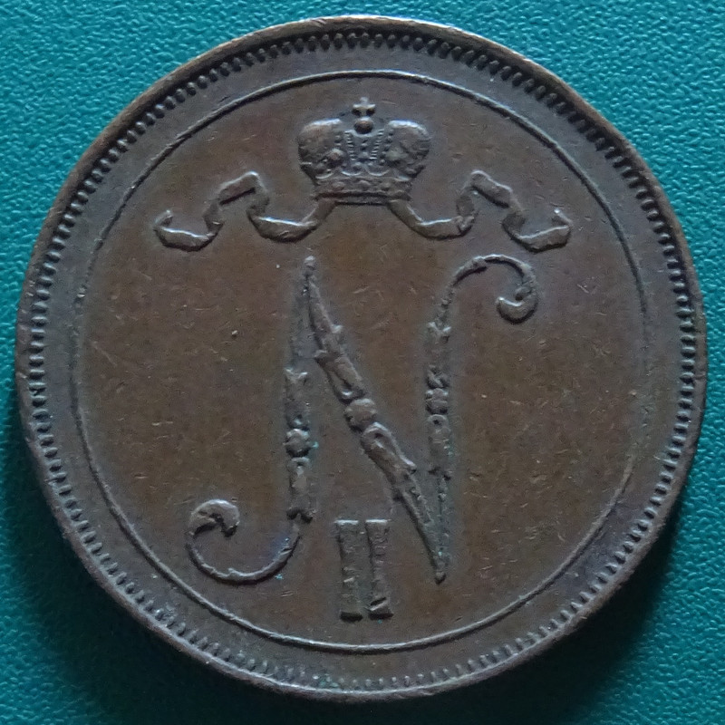 10 Pennia. Finlandia (1916)