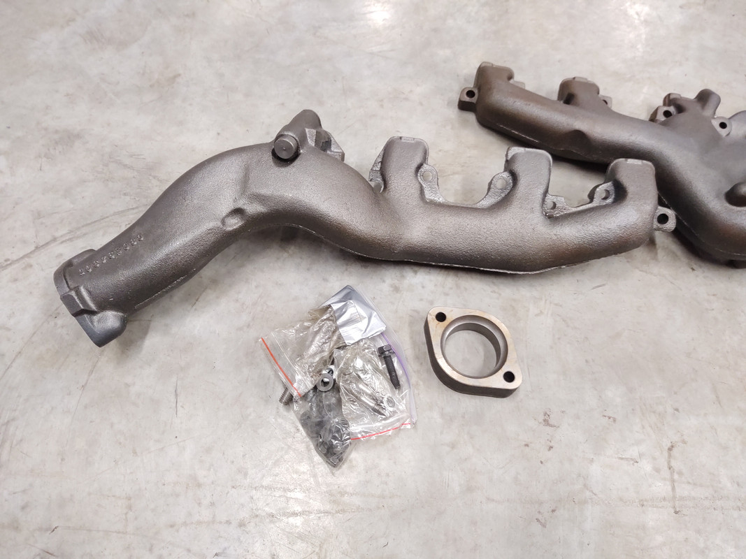 428 PI balance B7 dated, 428 CJ new exhaust manifold, 428 A2 balancer ...