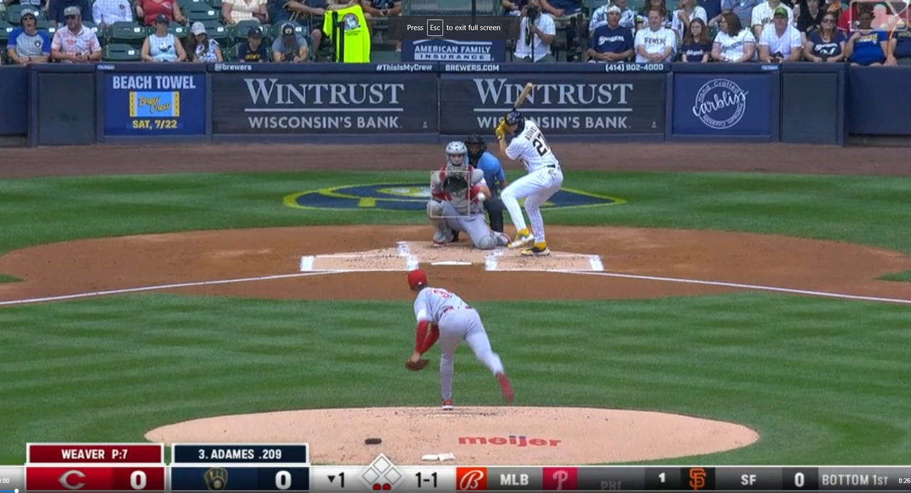 Quick rant on Reds Camera view : r/Brewers