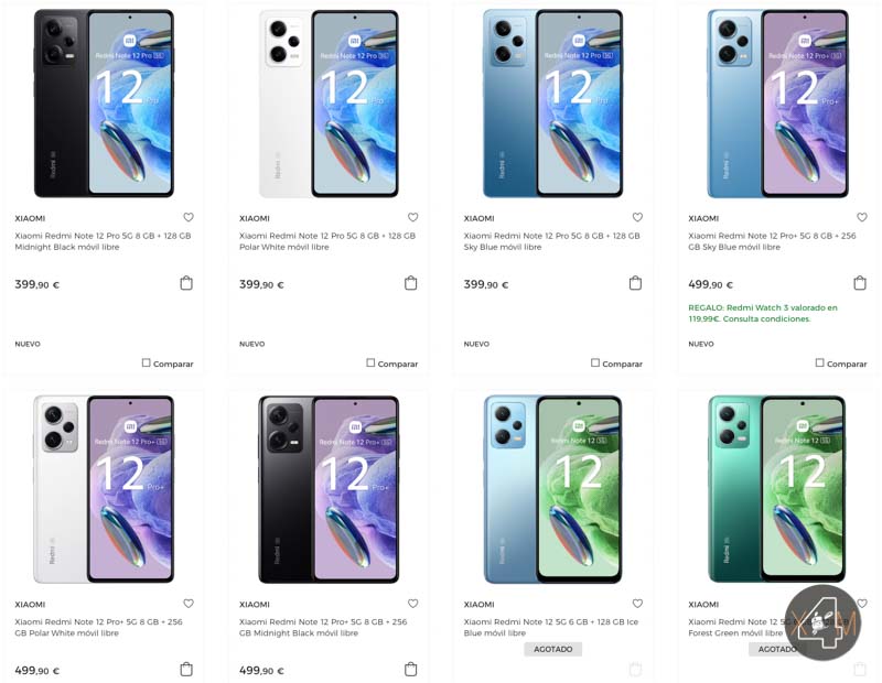 Estos son los precios de la serie Redmi Note 12 al completo