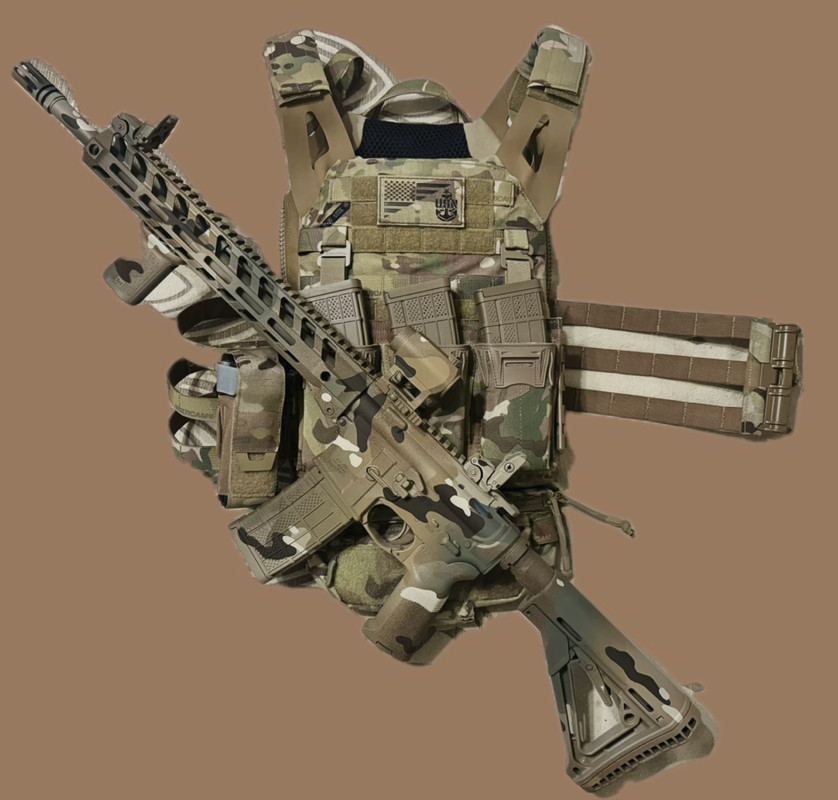 Rattle can Multicam on spare parts build > Build It Yourself > AR15.COM