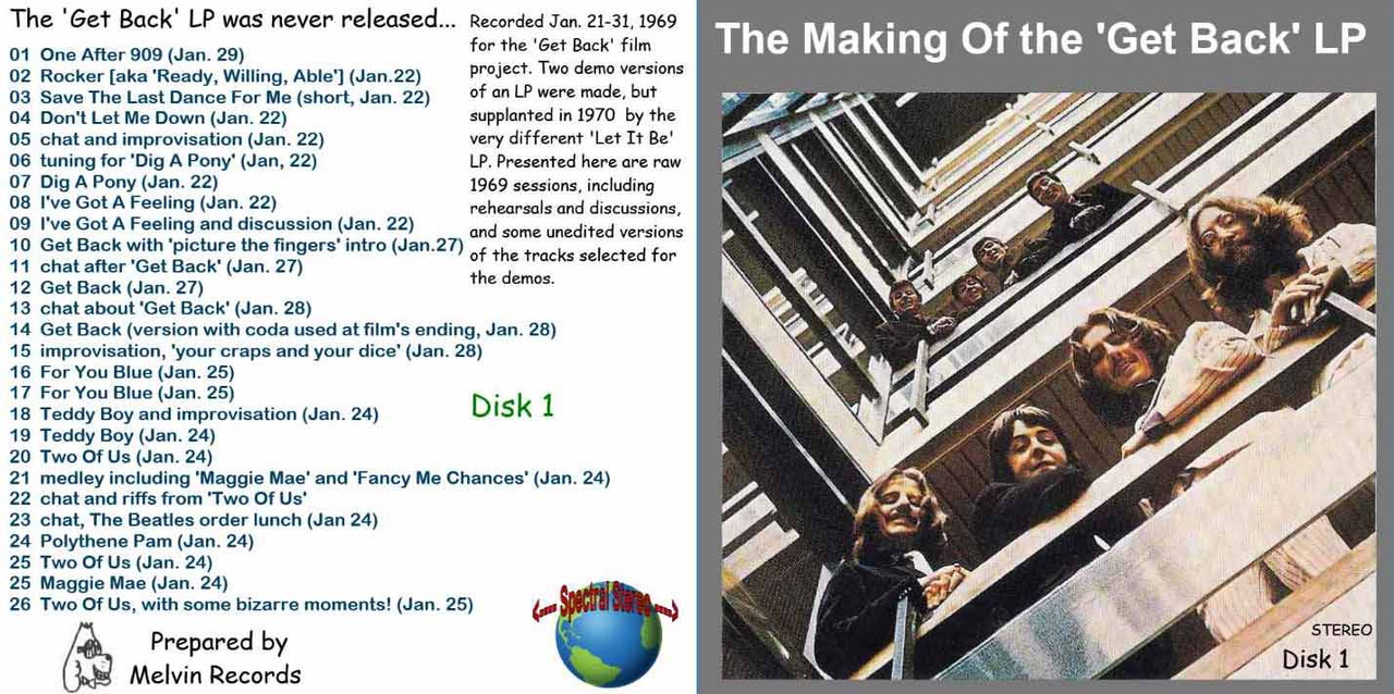 Making of Get Back LP disk 1 4 7 20 — Postimages