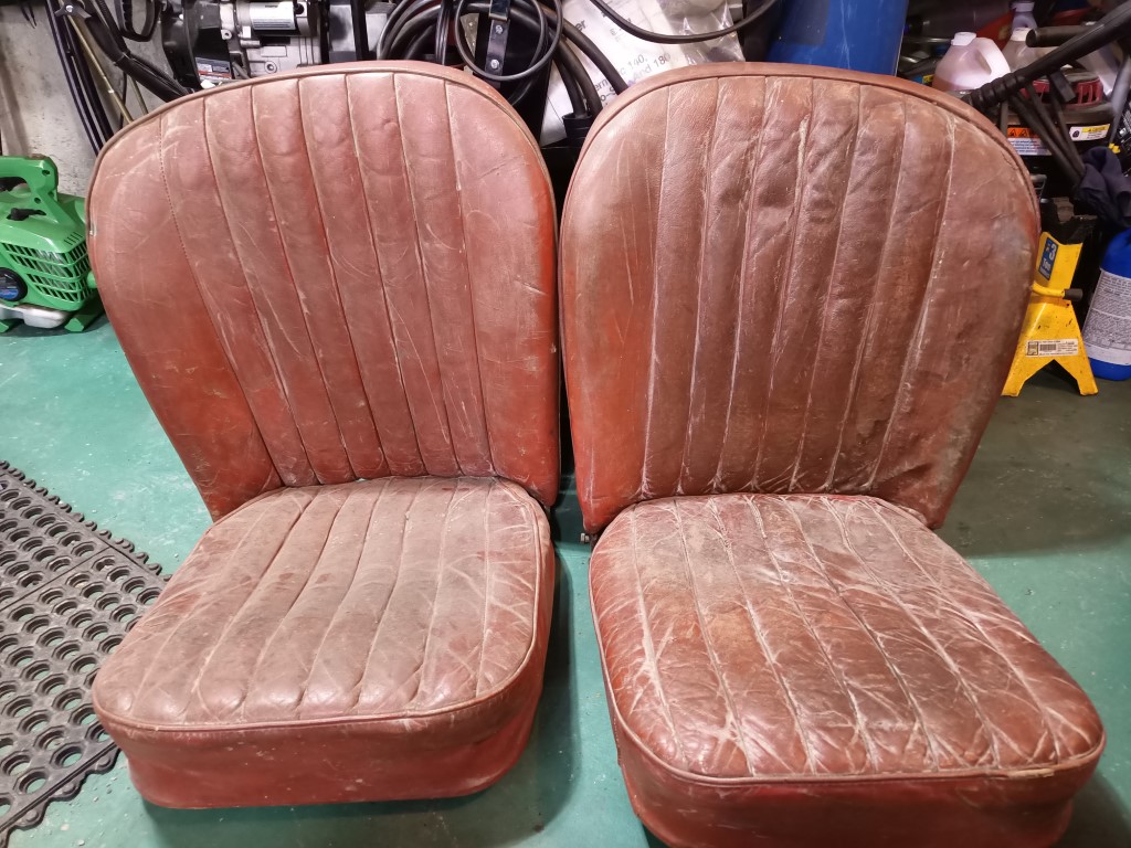 Re-upholstered my seats.. : MGA Forum : The MG Experience