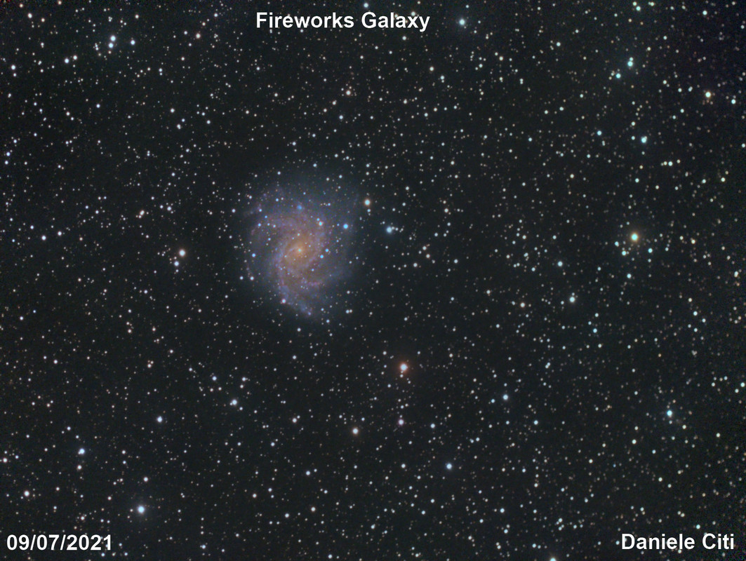 Fireworks Galaxy - Beginning Deep Sky Imaging - Cloudy Nights