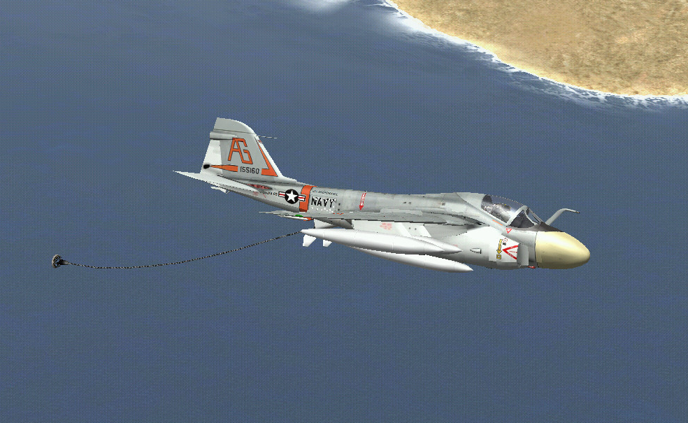 VA-196, VA-65 A6E's and a VA-27 A7E USN