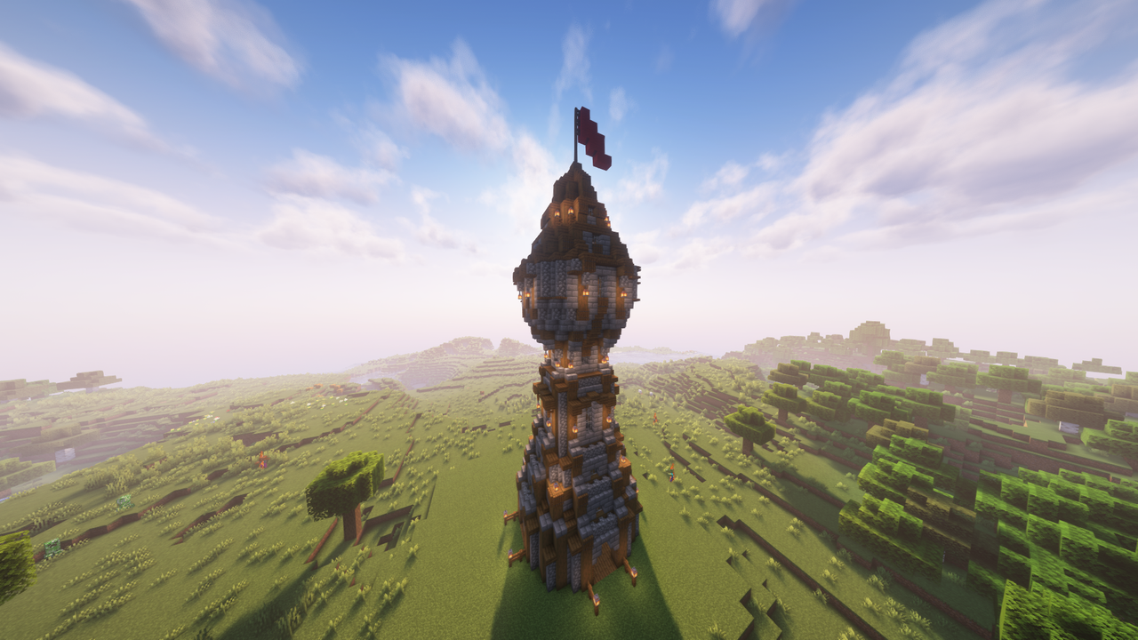 Medieval tower | Plains Minecraft Map