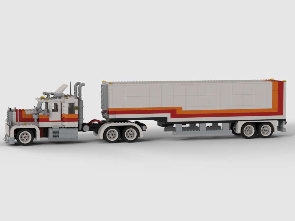 LEGO MOC Truck with V12 or CAT Diesel Engine by rayb | Rebrickable ...