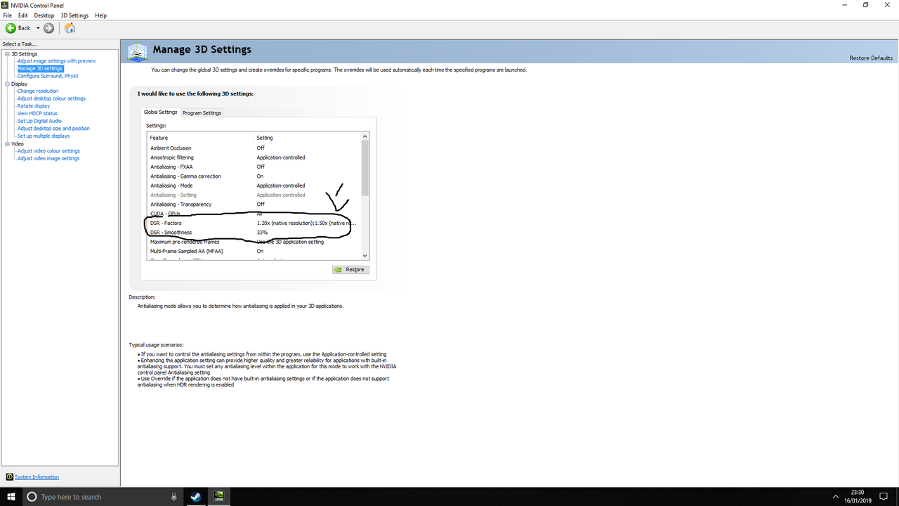 How to activate DSR (dynamic super resolution) on nvidia card? (gtx ...