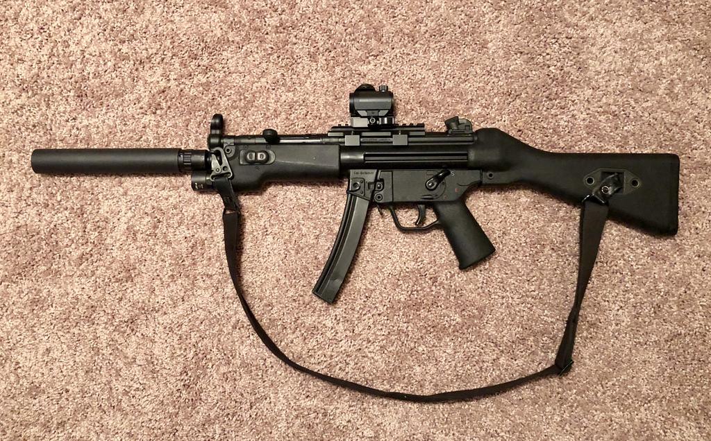 WTS- Surefire MP5 forearm with on/off switch and pressure pad with LED ...