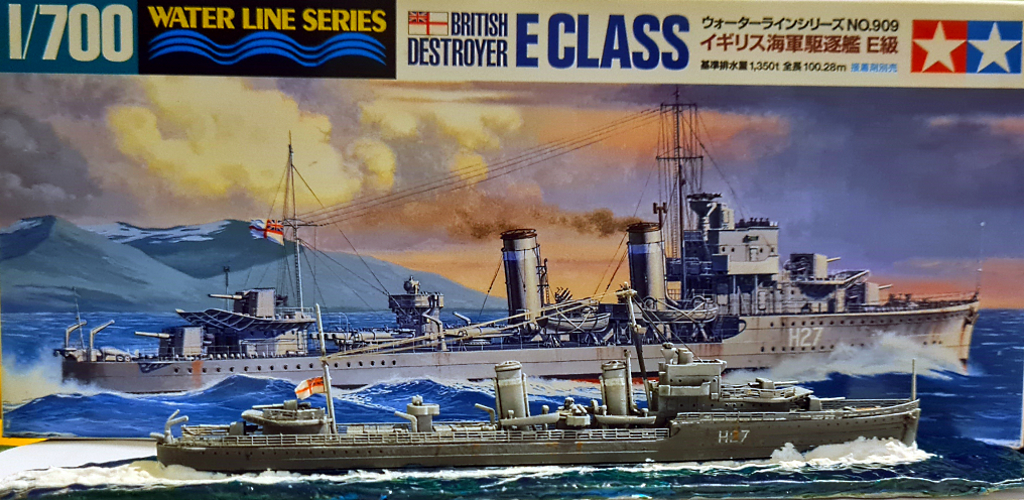 Tamiya 1/700 'E' class British destroyer - H.M.S. Electra - Ready for ...