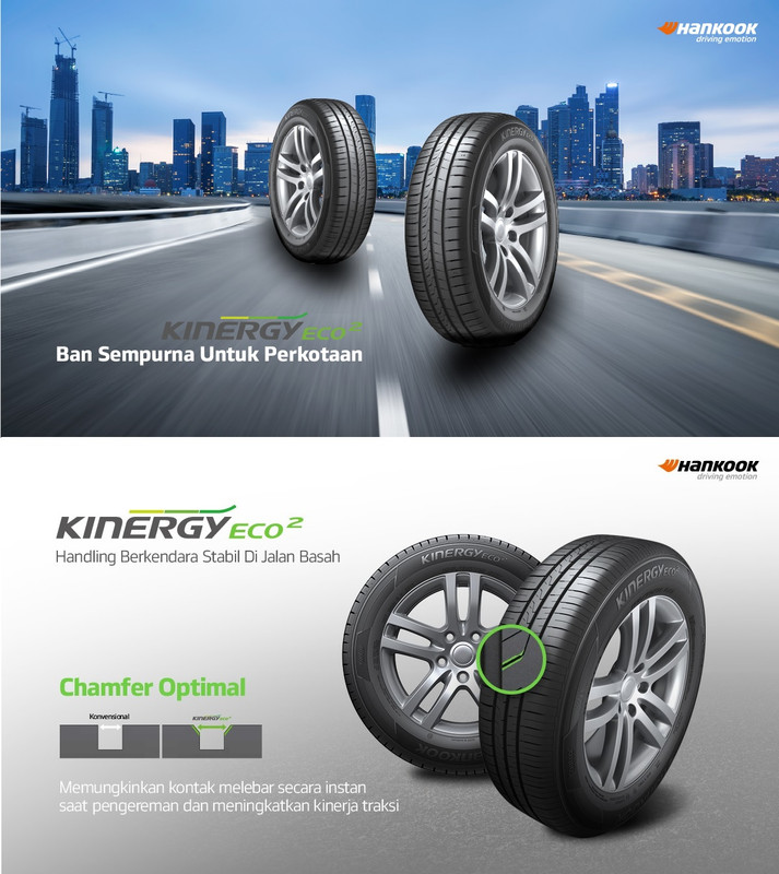 Jual Hankook Kinergy Eco2 175/65 R14 Ban Mobil Ayla Agya Brio Calya ...