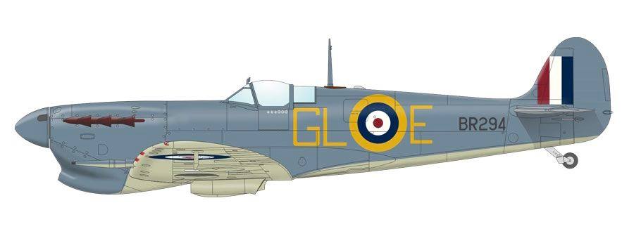 "Club run blues." Spitfire Mk Vc (Trop), Operations Bowery (USS Wasp ...