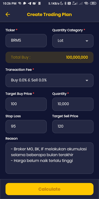 Trading Plan | Alfin's Blog