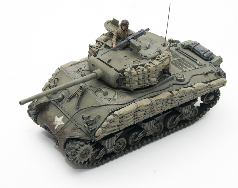 1/72 Dragon M4A3 (76) Sherman w/sandbag armor - Ready for Inspection ...