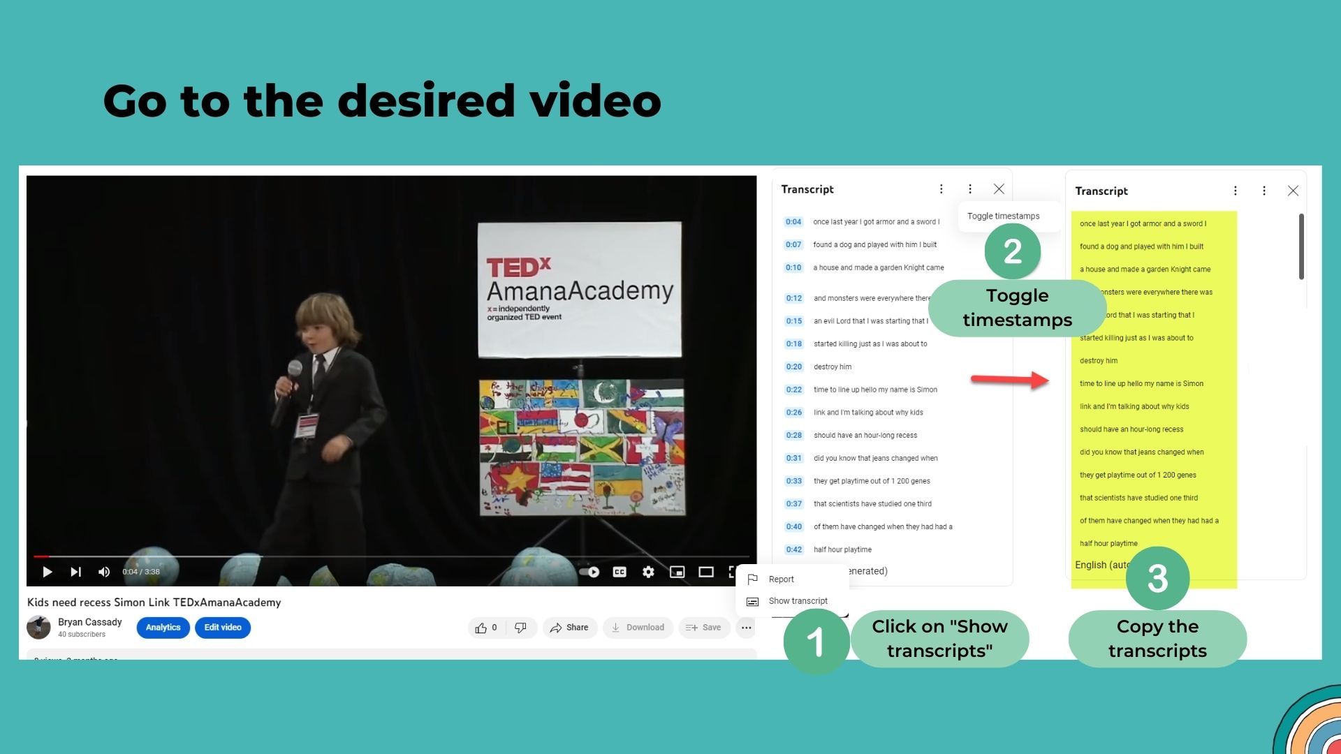 Youtubescript — Postimages