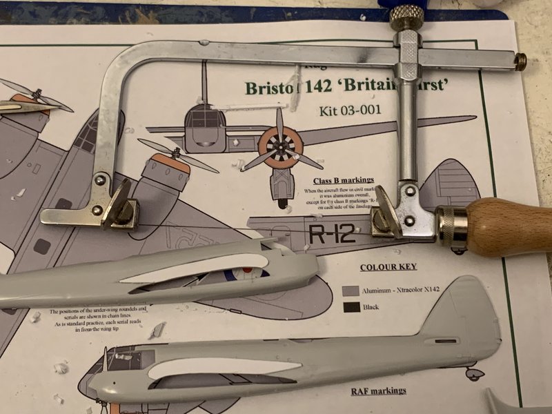 Type 142, starting from FROG/Revell Blenheim I - back on track - Work ...