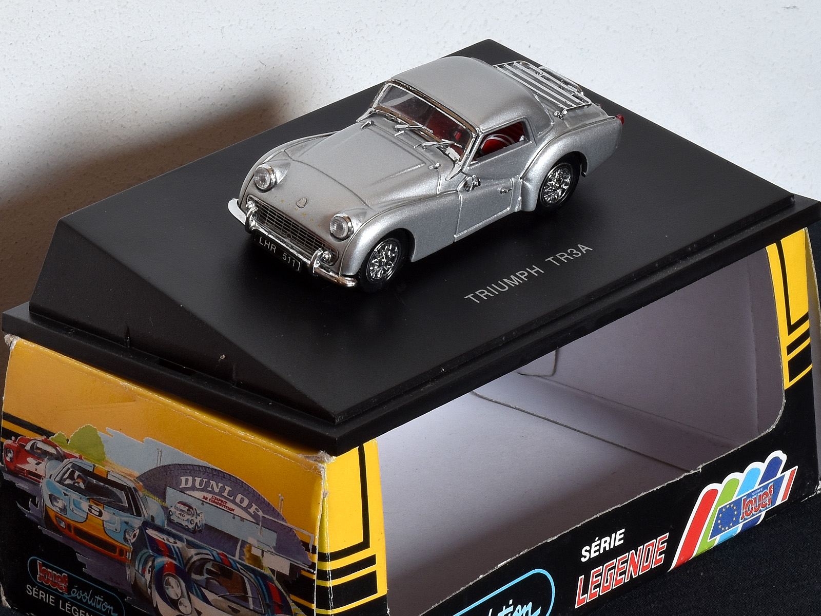 Triumph TR3 A metallic silver 1957 ( Jouef Evolution) 01 — Postimages